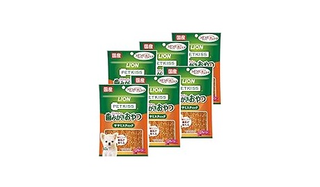 ライオン PETKISS ワンちゃんの歯みがきおやつ ササミスティック プレーン 60g×6個│お手頃特価・激安通販