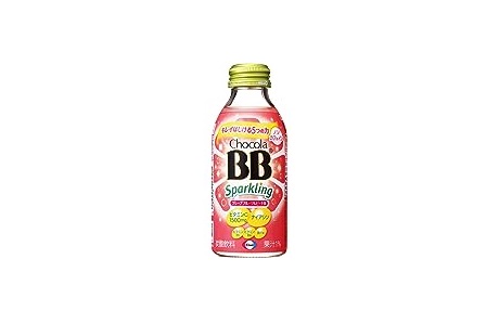 チョコラBBスパークリング グレープフルーツ&ピーチ味140ml×24本 [栄養機能食品(ナイアシン)]│お手頃特価・激安通販